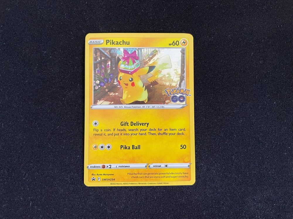 Pikachu EN Holo Promo Pokemon Go | Kaufen auf Ricardo