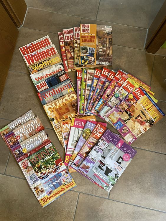 Wohnen Deko Zeitschriften | Kaufen auf Ricardo