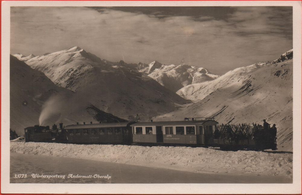 FURKA-BAHN Wintersportzug ANDERMATT-OBERALP | Kaufen auf Ricardo