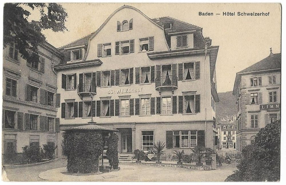 BADEN: Hotel Schweizerhof und Limmat 1911 (Gebraucht) in Engelburg für CHF 15 – mit Lieferung ...