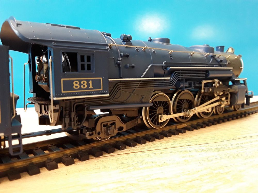 Blue Comet 7er Zug Set _ Lokomotive mit 6 Personenwagen _ H0 (Gebraucht ...