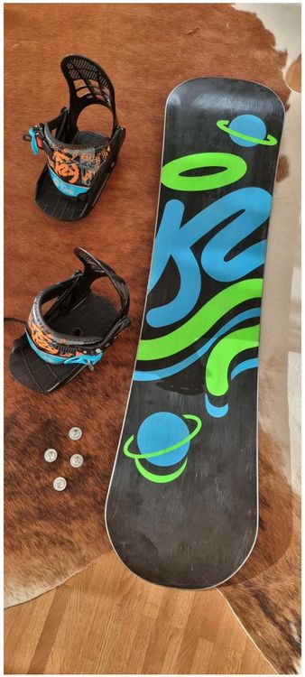 Kinder Snowboard K2 Mini Turbo 100 cm K2 Bindung neuwertig (Gebraucht ...