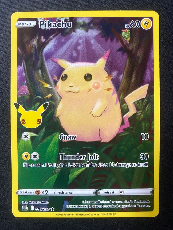 Pikachu 5 - Holo Rare - Celebrations - EN ab 1 | Kaufen auf Ricardo