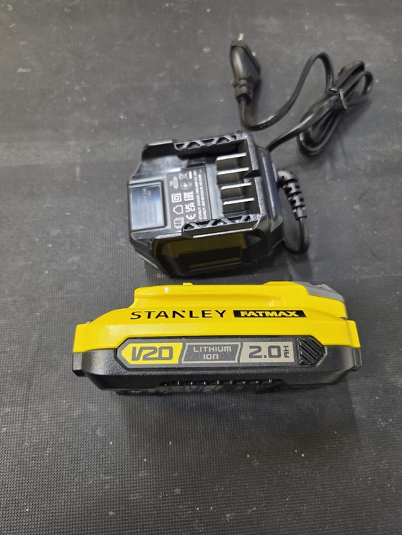 Stanley FatMax V20 Starter Kit 18V 2.0Ah (Akku + Ladegerät) (Neu ...