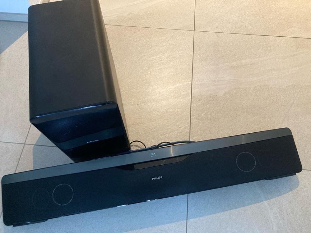 Philips Soundbar mit integriertem DVD Player und Subwoofer | Kaufen auf ...