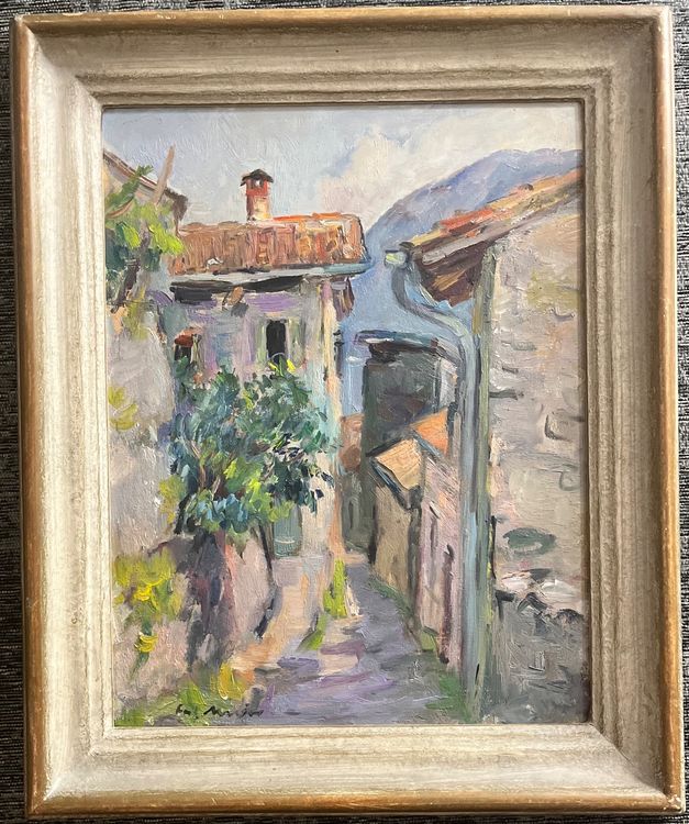 Fritz Meijer(1900-1969) Gassen Szene Gemälde (Gebraucht) in Root für CHF 54 – mit Lieferung auf ...