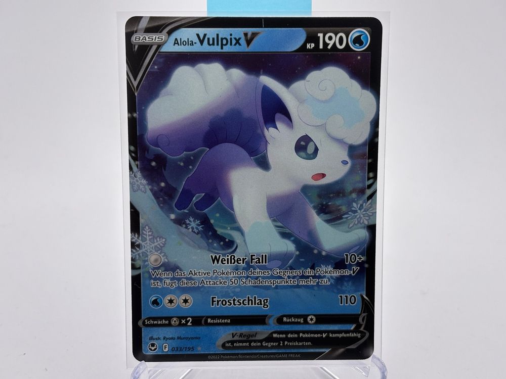 Silberne Sturmwinde - Alola-Vulpix V (SIT 33) - DE (Neu (gemäss ...