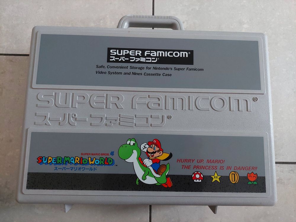 NINTENDO SUPER FAMICOM STORAGE CASE - SUPER MARIO WORLD! (Gebraucht) in ...