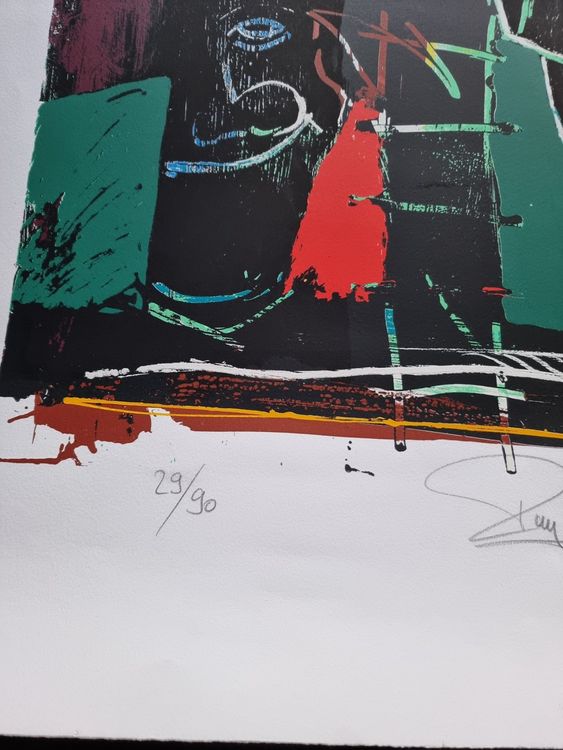 ROLF KNIE SERIGRAPHIE SIGNIERT NUMMERIERT | Kaufen auf Ricardo