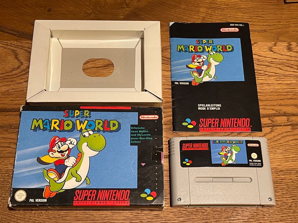 Super Mario World PAL SNES OVP + Anleitung Schön! | Kaufen auf Ricardo