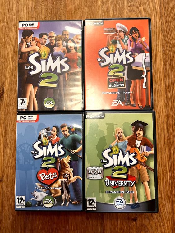 Die Sims 2 - PC/DVD - Inklusive drei Expansions (Gebraucht) in Langnau ...