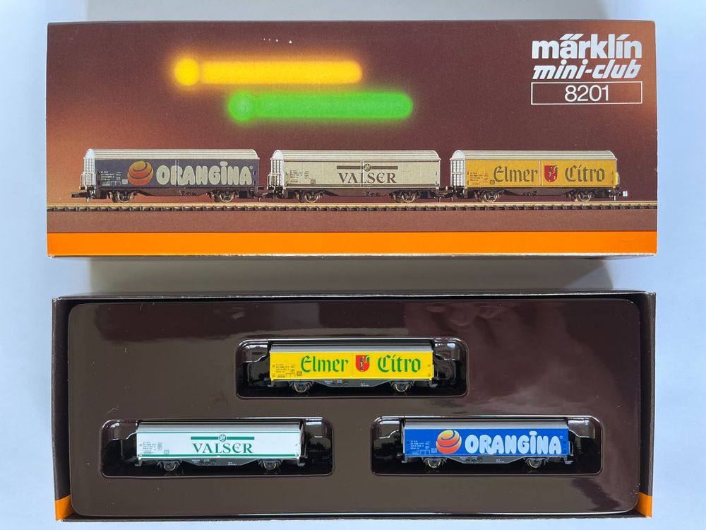 Märklin 8201 Wagen-Set Schweizer Mineralwasser (Gebraucht) in Seewen SZ ...