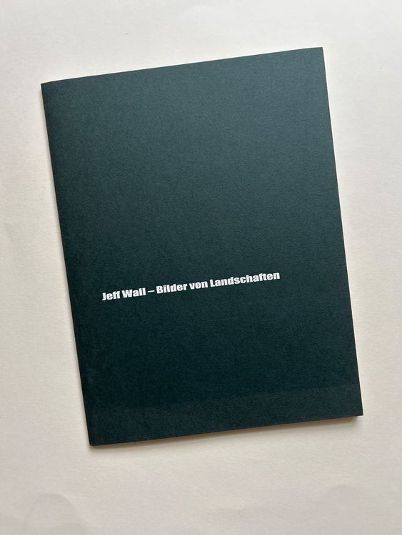 Jeff Wall - Bilder von Landschaften Fotografie Buch (Gebraucht) in Zürich für CHF 26 – mit ...
