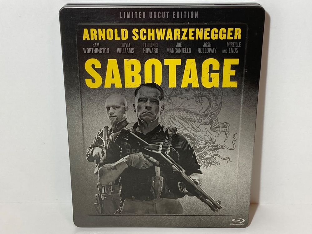 Sabotage Blu Ray Steelbook Uncut | Kaufen auf Ricardo