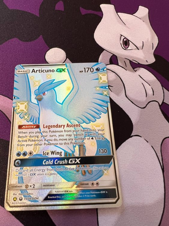 Articuno GX (HIF SV54) / Pokemon / Hidden Fates (Neu (gemäss ...