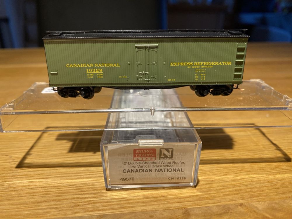 Micro Trains 40‘ Wood Reefer, Canadian National | Kaufen auf Ricardo