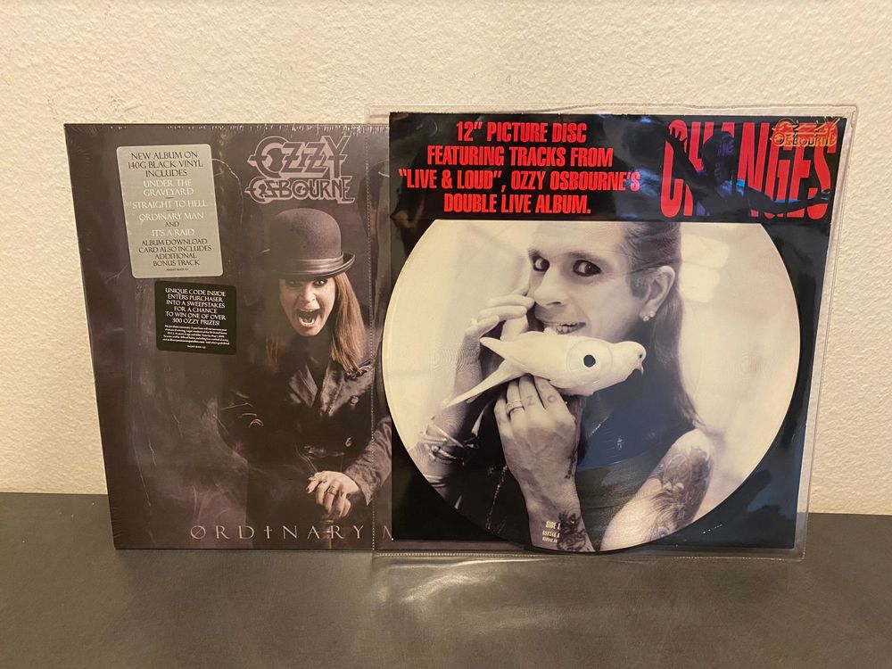 2x Ozzy Osbourne - LP & Picture Disc (Neu (gemäss Beschreibung)) in ...