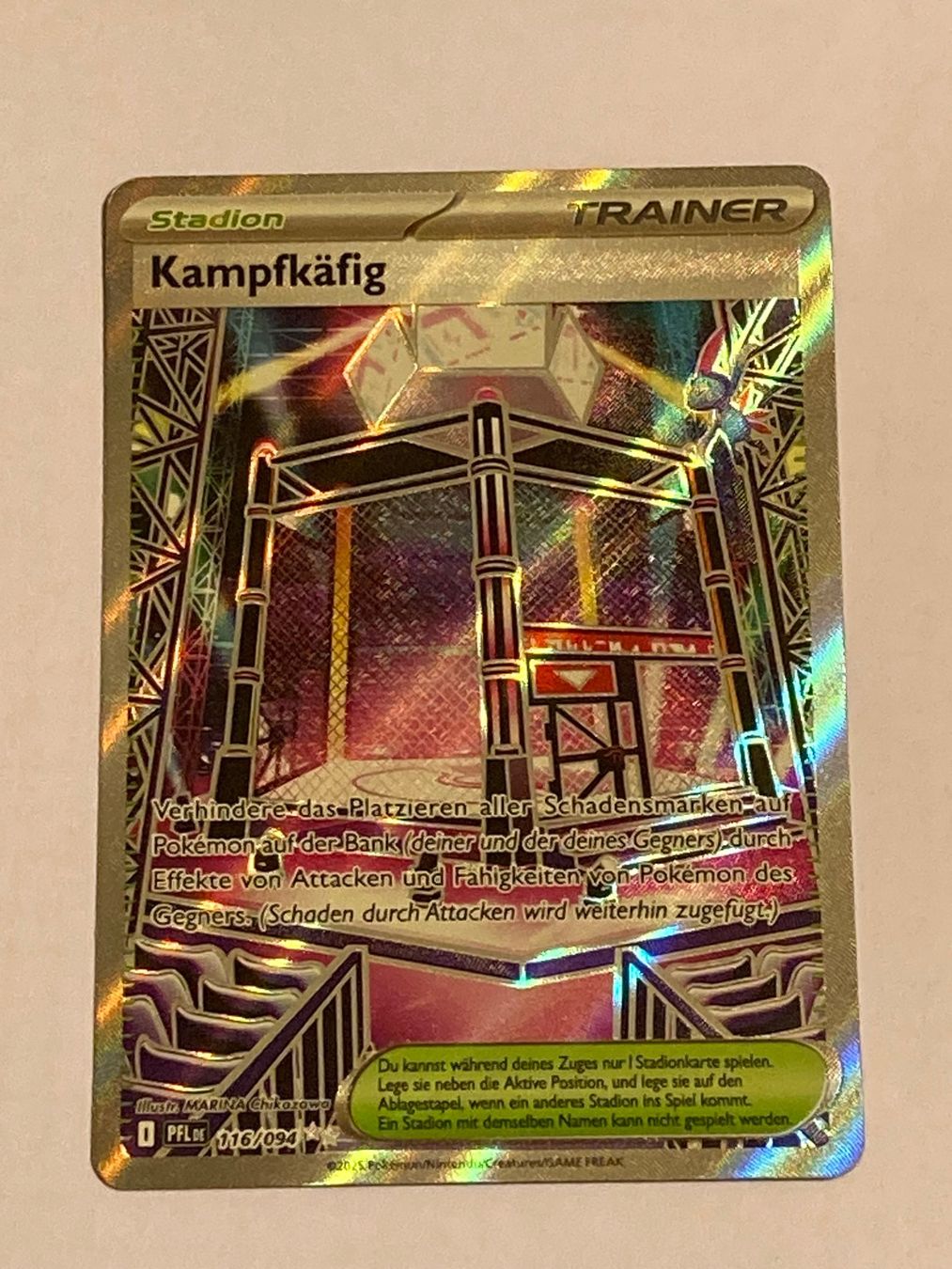 Pokemon FATALE FLAMMEN Kampfkäfig 116 / 094 🇩🇪 DE (Neu (gemäss ...
