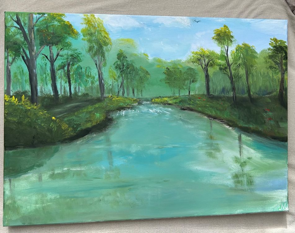 Wald Landschaft Gemälde (Neu und originalverpackt) in Pfäffikon SZ für CHF 100 – mit Lieferung ...