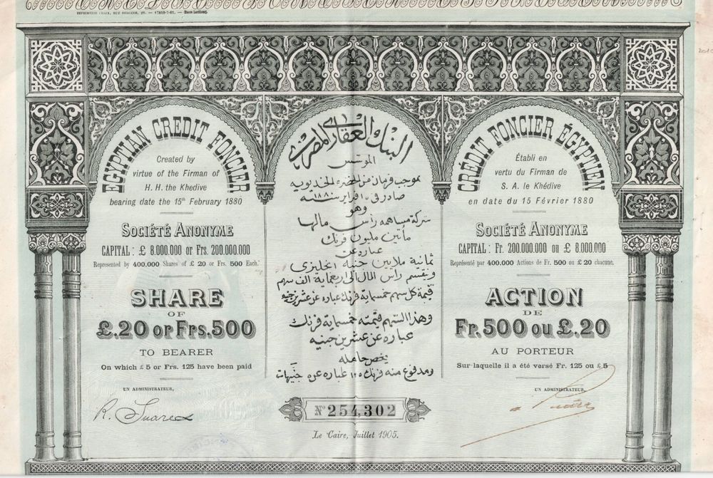 Egyptian Credit Foncier (D'occasion) à Ittigen pour CHF 5 – avec ...