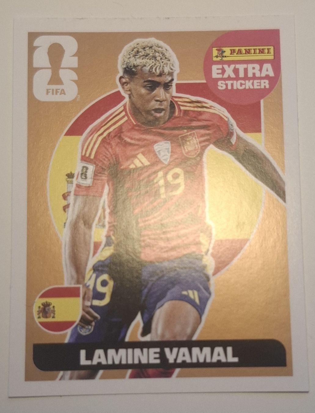 Panini Extra Sticker Fussball WM 2026 Lamine Yamal( Bronze) (Neu ...