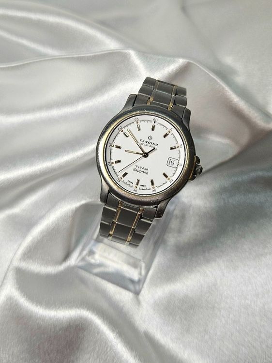 Candino Blue Sea Titan Sapphire – Swiss Made- läuft (Gebraucht) in ...