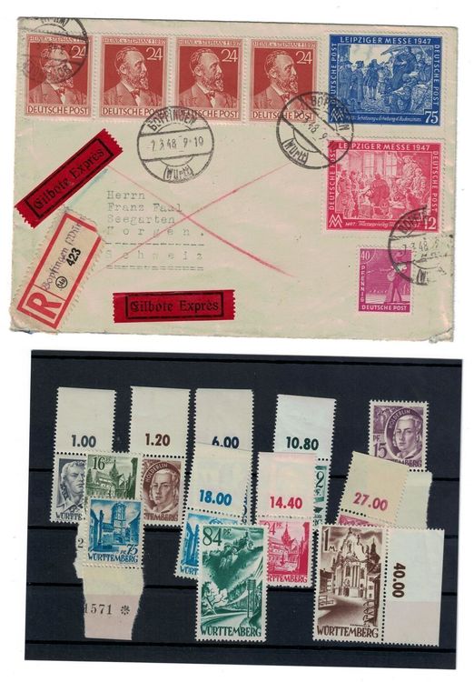 Brief Zone März 1948 mit Inhalt | Kaufen auf Ricardo Brief Zone März 1948 mit Inhalt | Kaufen auf Ricardo