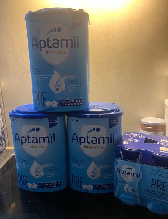 Aptamil Pre (Neu und originalverpackt) in Breitenbach für CHF 50 – mit ...