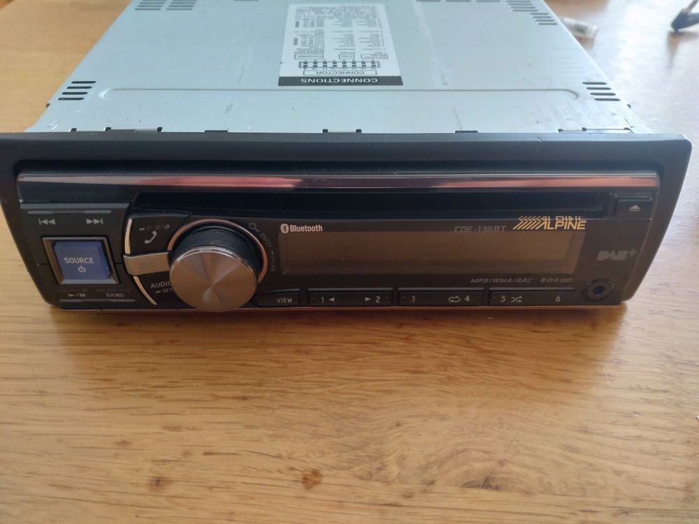 Autoradio Alpine CDE-136BT DAB+ und Bluethoot (Gebraucht) in Neuendorf ...