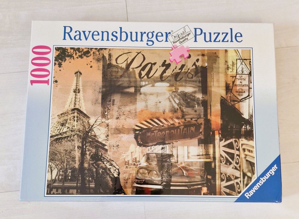 Puzzles 1000er Ravensburger 70x50 Nostalgisches Paris (Neu und originalverpackt) in Dietikon für ...