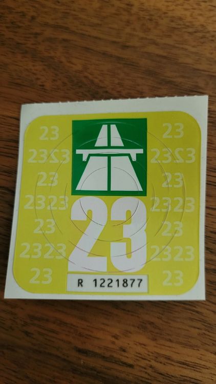Autobahnvignette Schweiz 2023 (Neu und originalverpackt) in Rorschacherberg für CHF 30 – mit ...