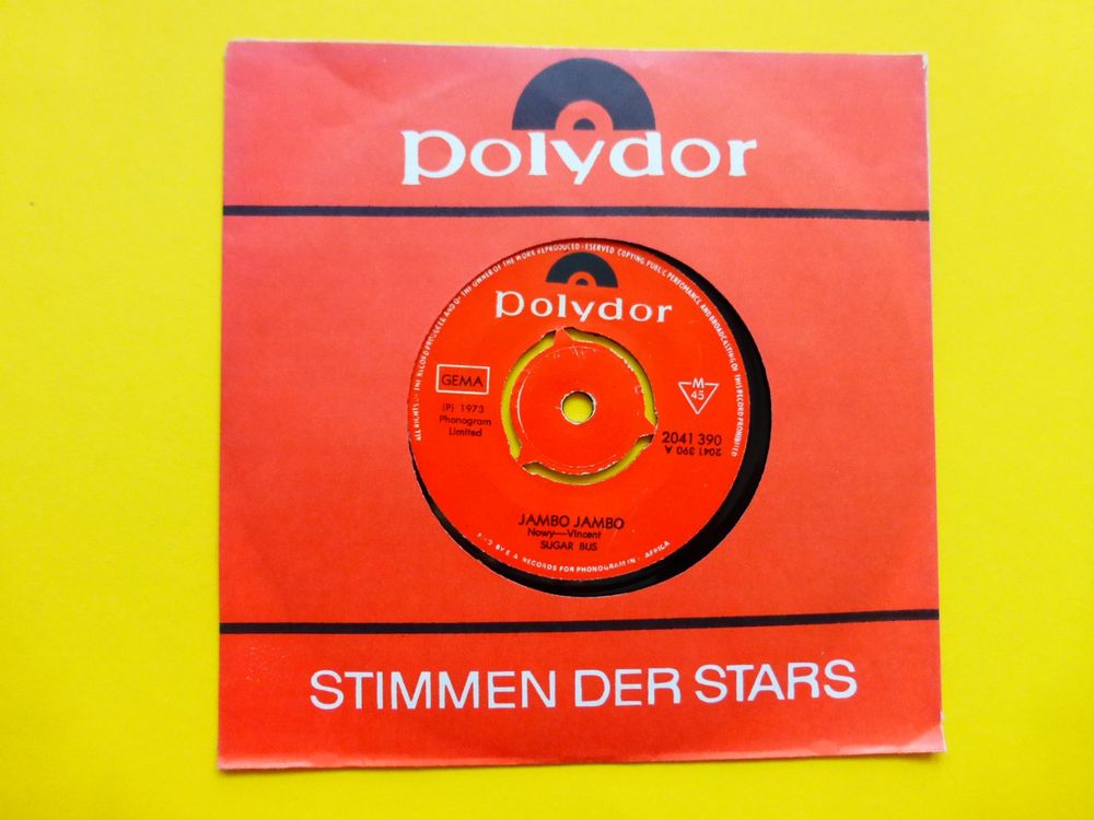 Sugar Bus – Jambo Jambo / Strange Love | Kaufen auf Ricardo