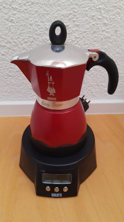 Bialetti Easy Timer elektrischer Espressokocher (3 Tassen) (Gebraucht ...