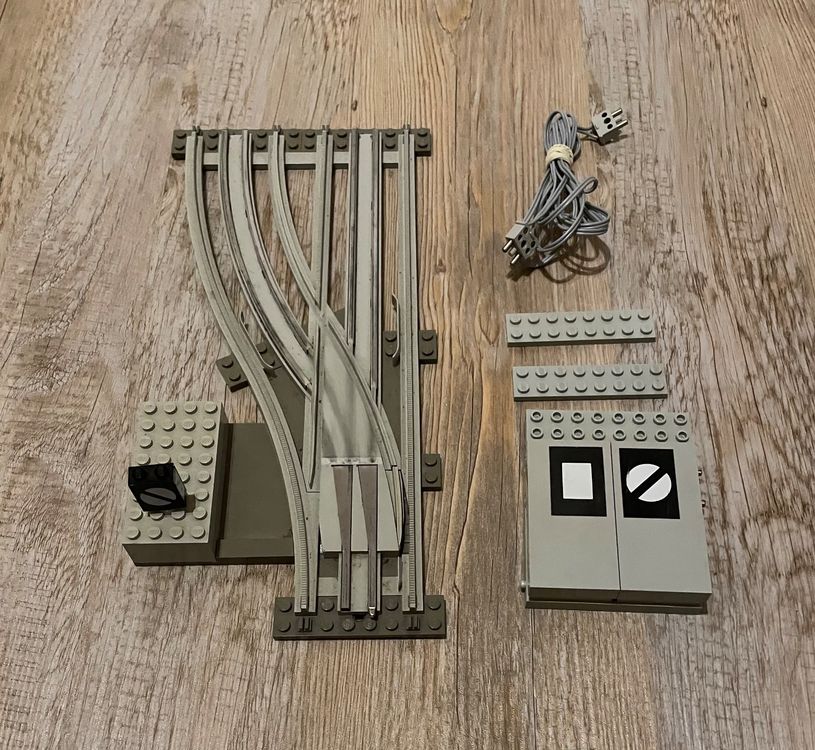Lego 7859 elektrische Weiche links Eisenbahn 12V | Kaufen auf Ricardo