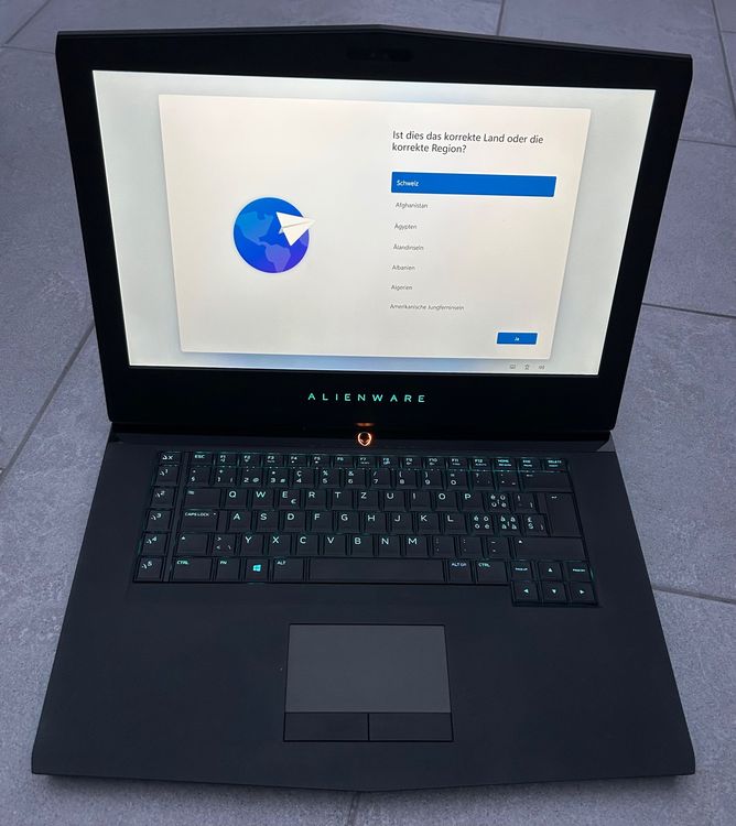 Alienware 15 R3 UHD | i7 | 32GB RAM | Intel GPU 530 OK (Gebraucht) in Schaffhausen für CHF 249 ...
