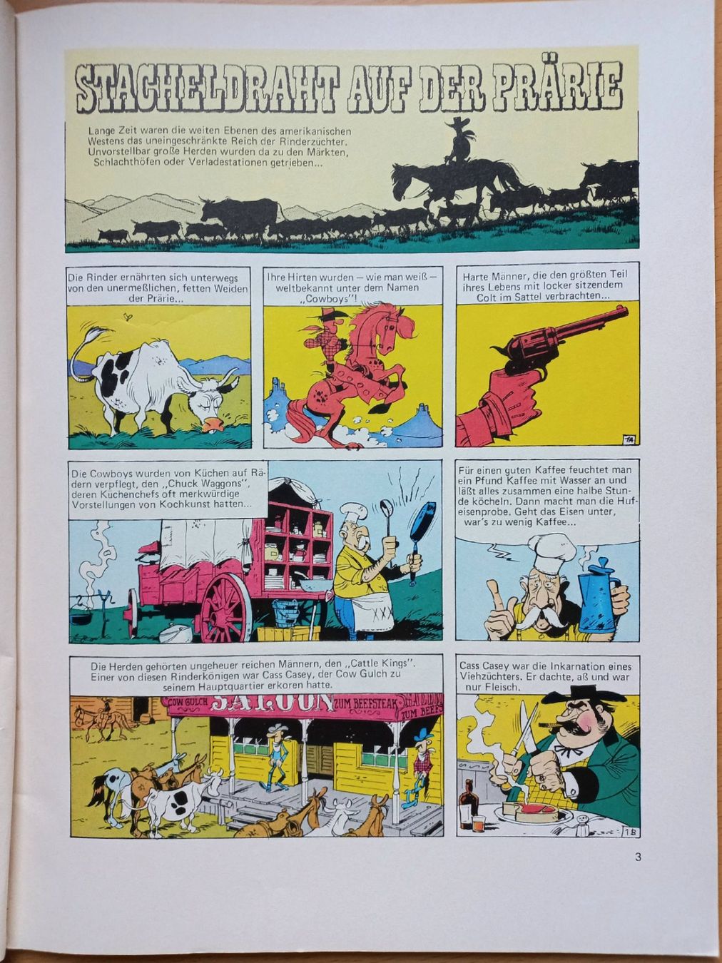 Comic - Lucky Luke 34 - Stacheldraht in der Prärie (Gebraucht) in ...