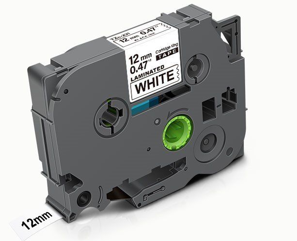 Schriftband Ersatz f. Brother P-Touch TZ /TZe 231 12mm Weiss (Neu und ...