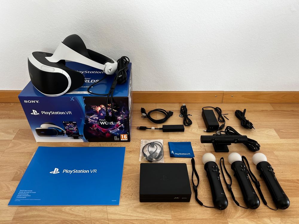 Playstation VR inkl. Kamera, 2 Move Contoller, PS5 Adapter (Gebraucht ...