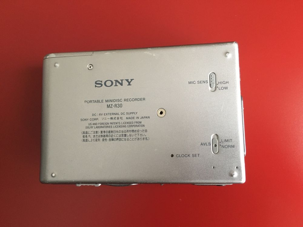 SONY Minidisk Recorder MZ-R30 mit Zubehör (Gebraucht) in für CHF 59 ...