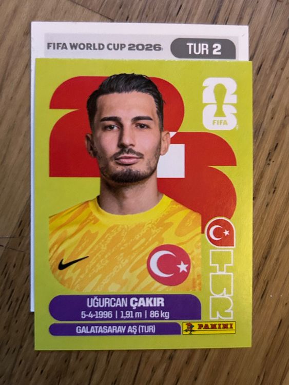 Panini WM 2026 - TUR 2 Sticker - 🇹🇷⚽️ (Gebraucht) in Langenthal für CHF ...