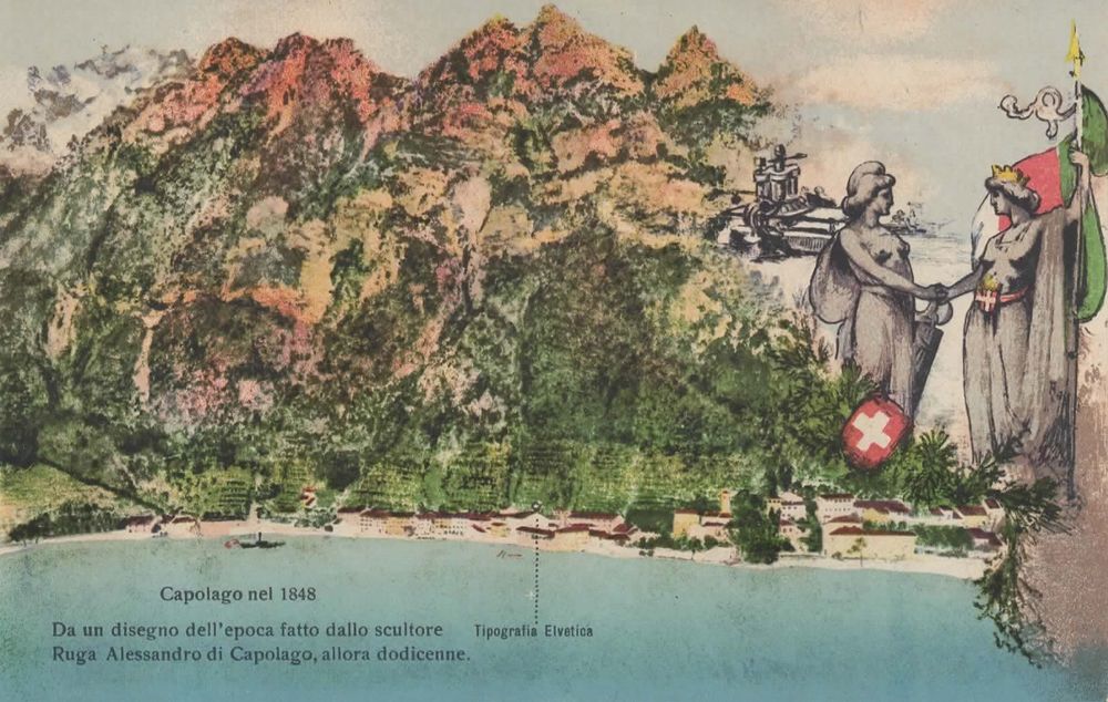 Capolago nel 1848 (Neu (gemäss Beschreibung)) in Melano für CHF 5 – mit ...