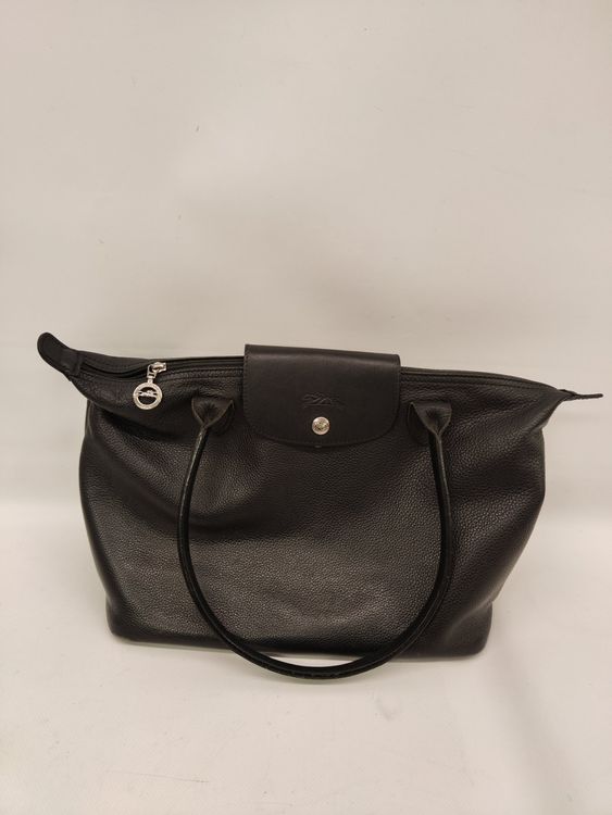 Handtasche Longchamp Original schwarz Leder | Kaufen auf Ricardo