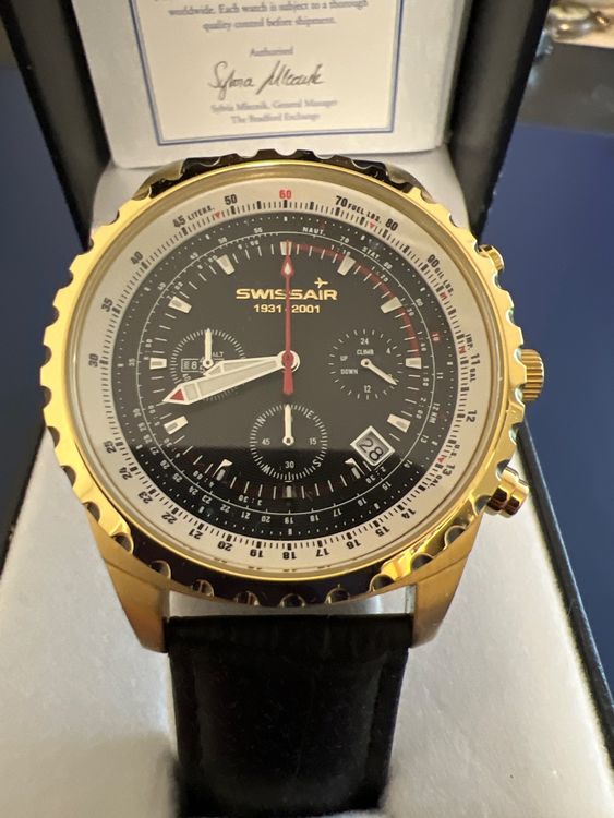 Swissair Spirit Chronograph 44 mm Ungetragen (Neu (gemäss Beschreibung ...