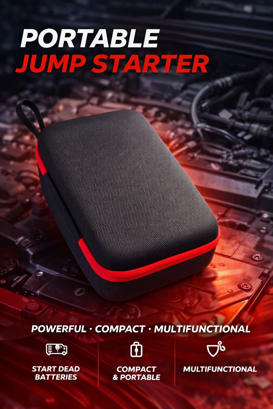 AOKOEE Jump Starter - Starthilfe für Auto, Motorrad & Co (Neu und ...