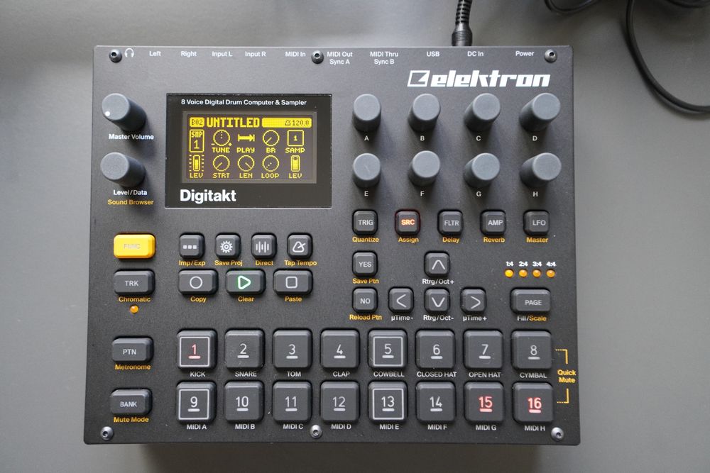 Elektron Digitakt Drumcomputer & Sampler | Acheter sur Ricardo