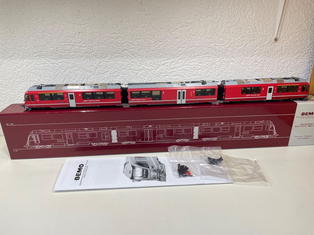 Bemo 7244 101 RhB Abe 8/12 Allegra, Willem Jan Holsboer H0m (Neu ...