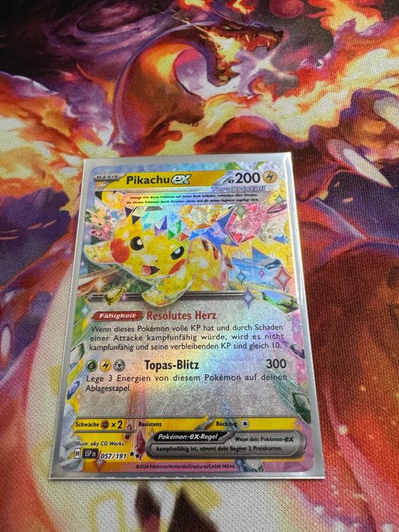 Pikachu ex (SSP 057) / -DE- / Stürmische Funken (Neu (gemäss ...
