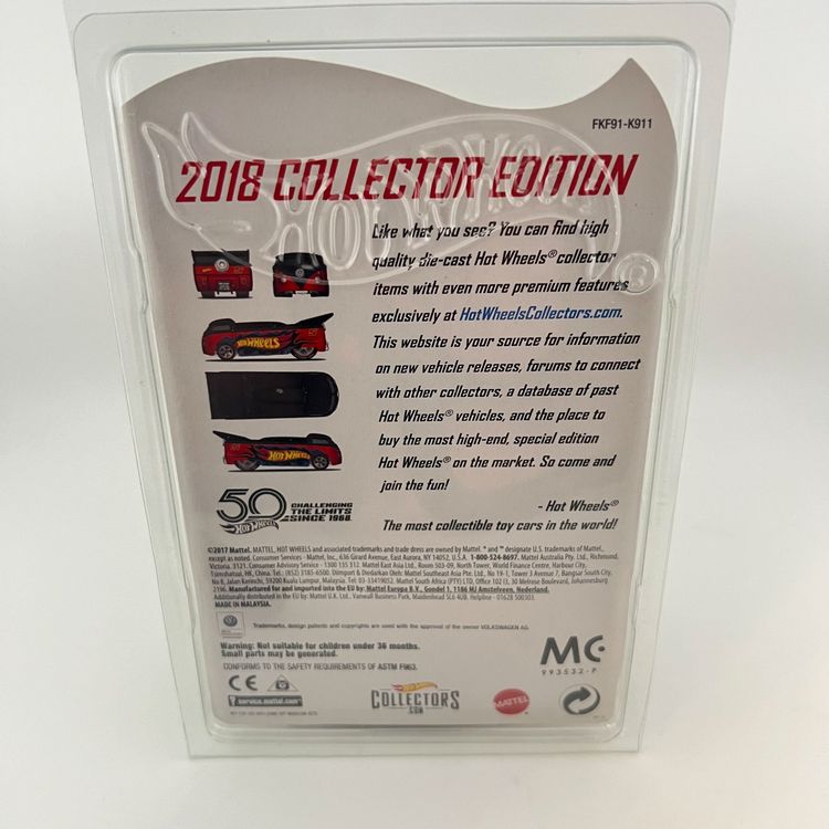 HOT WHEELS RLC Volkswagen Drag Truck / Red Line Club - 2017 (Neu und ...