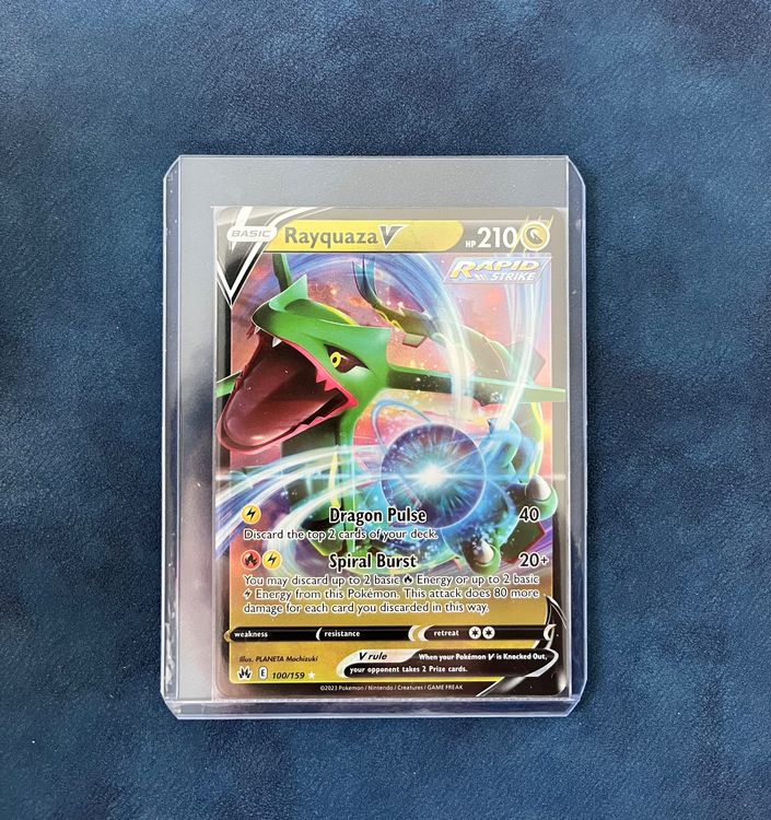 Pokemon Crown Zenith - Rayquaza V 100/159 EN Ab 2 (Gebraucht) in ...