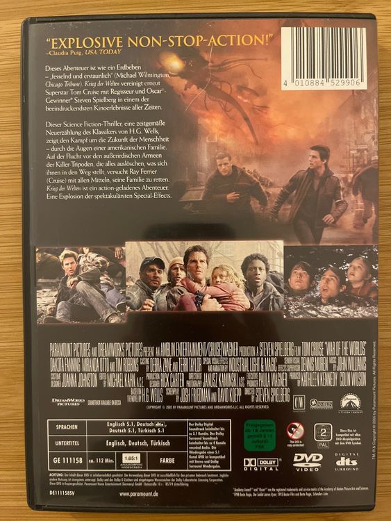 Krieg der Welten (2005) DVD 📀 - Tom Cruise (Neu (gemäss Beschreibung)) in Sierre für CHF 2.95 ...